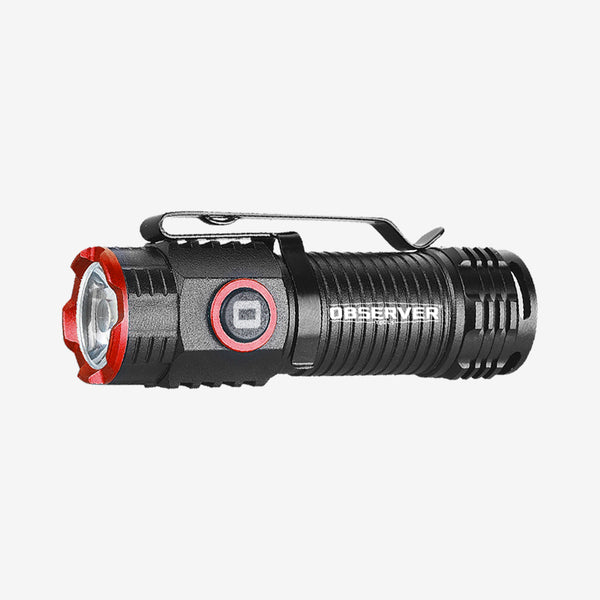 1000 Lumen Mini LED Rechargeable Flashlight with Turbo Mode and Magnet ...